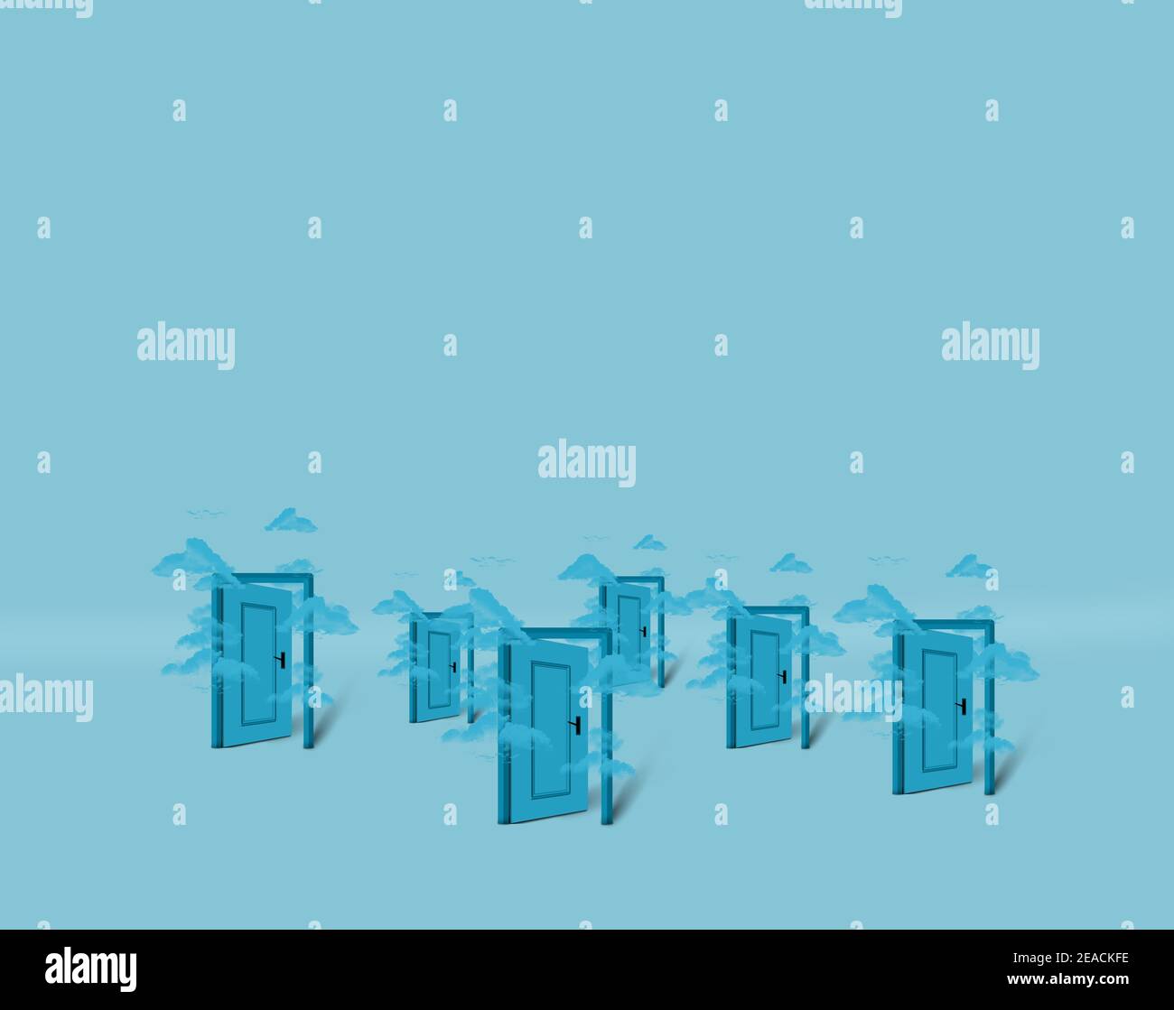 Many doors hi-res stock photography and images - Alamy