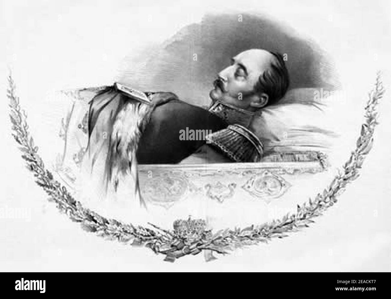 Nicholas I on his deathbed 2 Stock Photo - Alamy