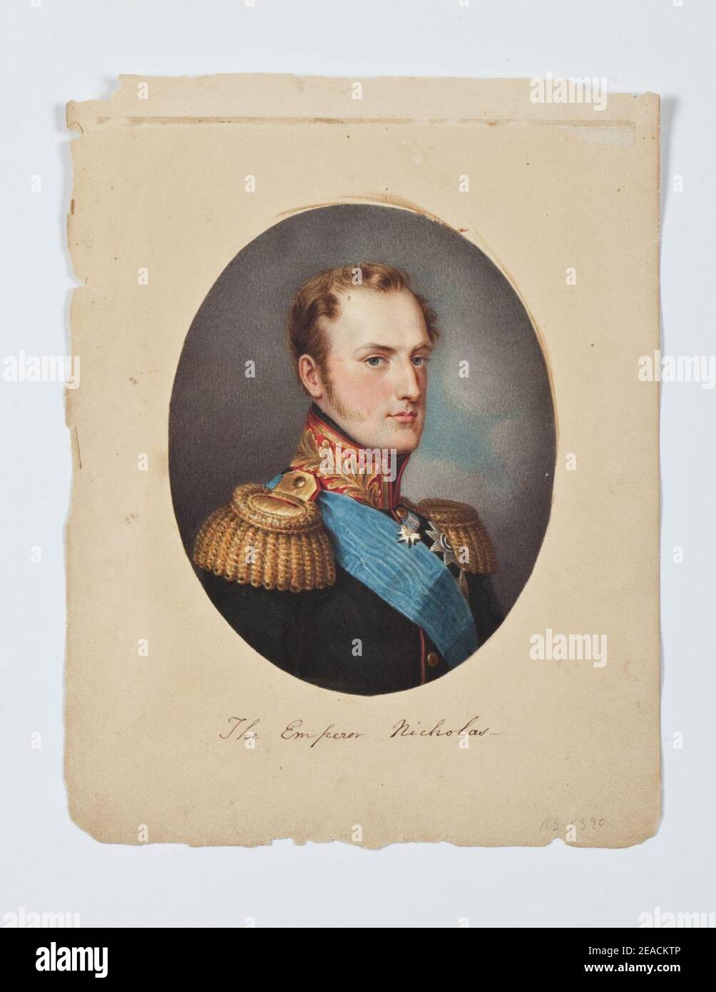 Nicholas I of Russia (c. 1820, Middleton Album Stock Photo - Alamy