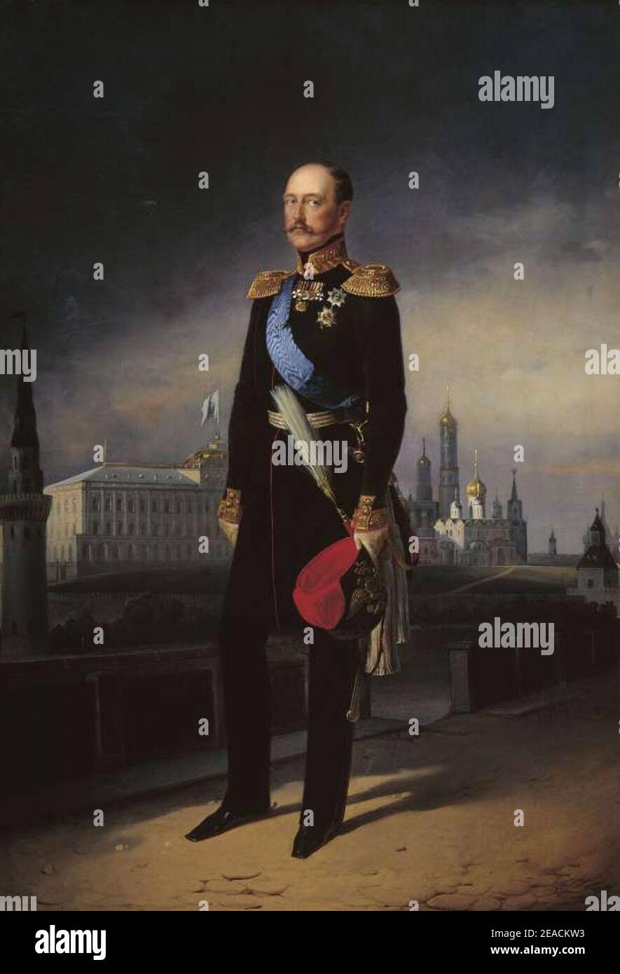 Nicholas I of Russia by E.Botman (1856 Stock Photo - Alamy