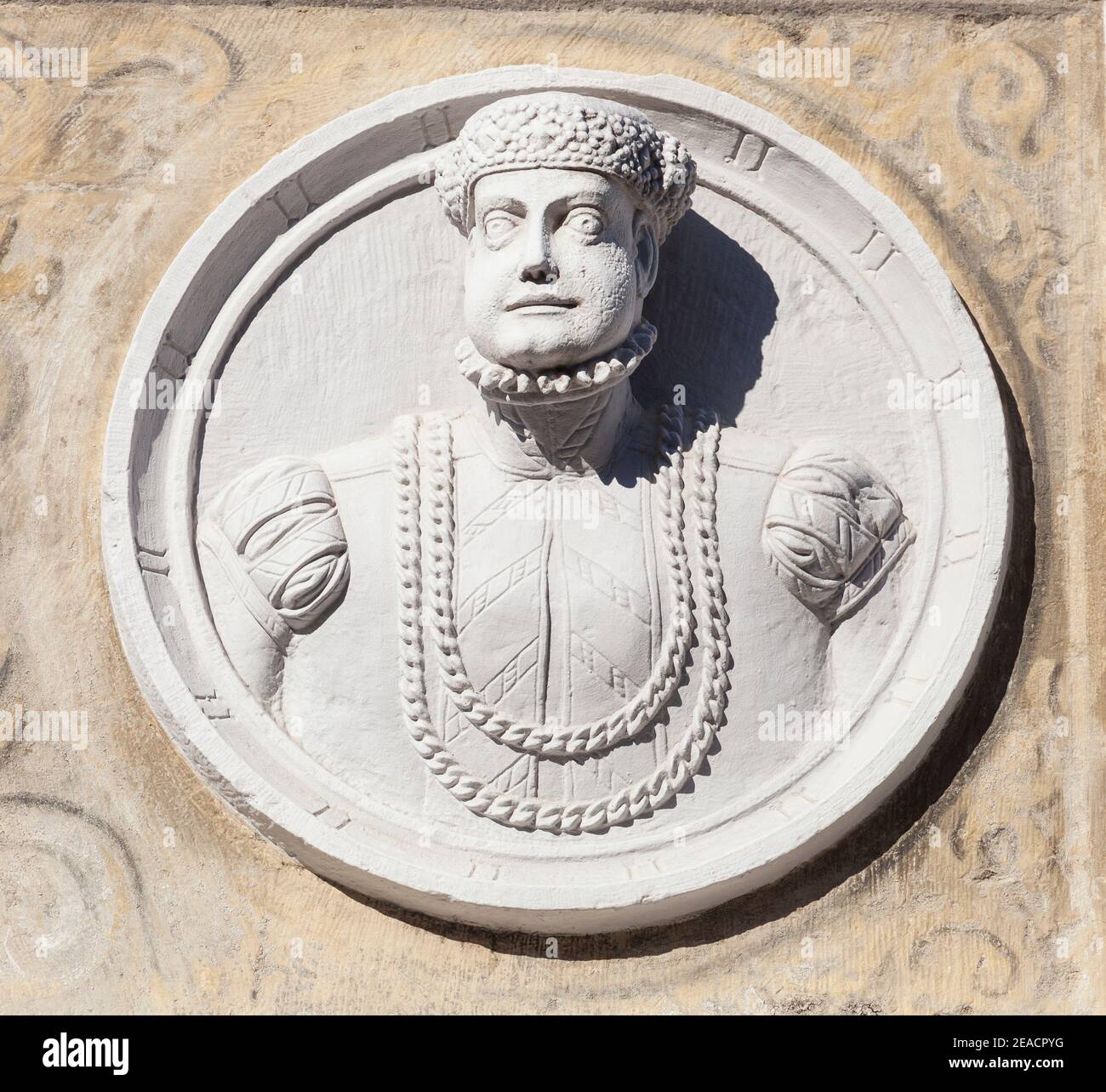 Relief, old town hall, Celle, Lueneburg Heath, Lower Saxony, Germany ...