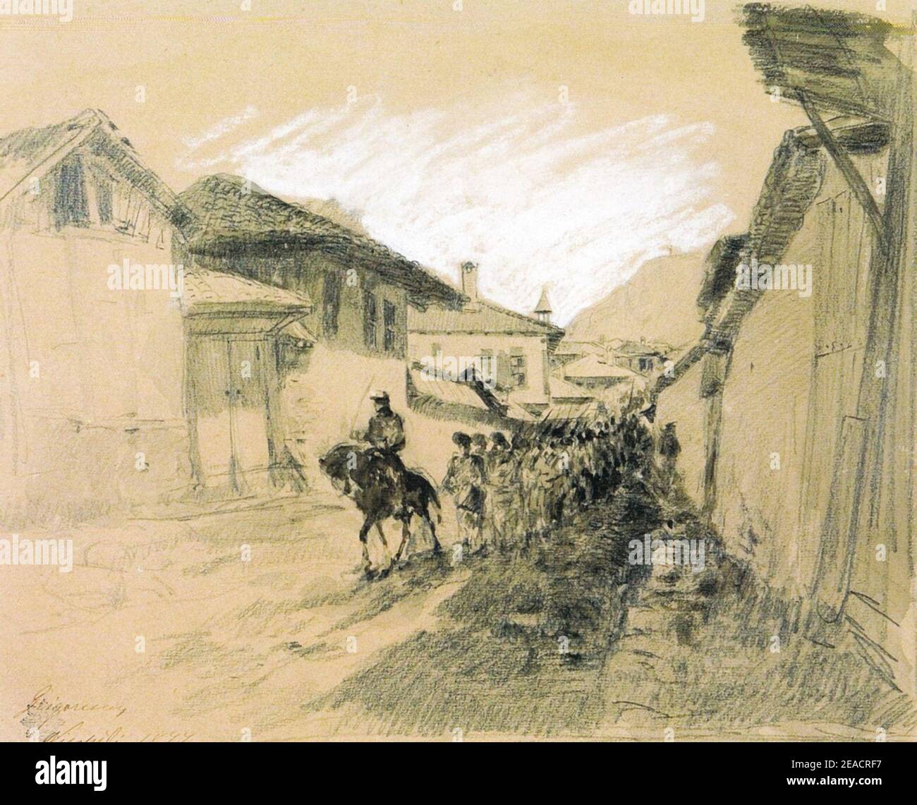 Nicolae Grigorescu - Parada la Nicopole Stock Photo - Alamy