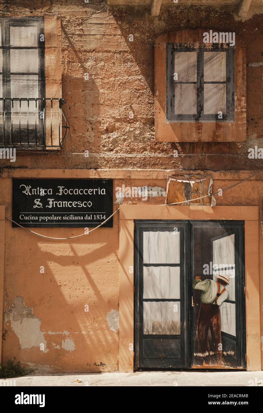 Antica Focacceria San Francesco, graffiti, street art, Palermo, Sicily ...