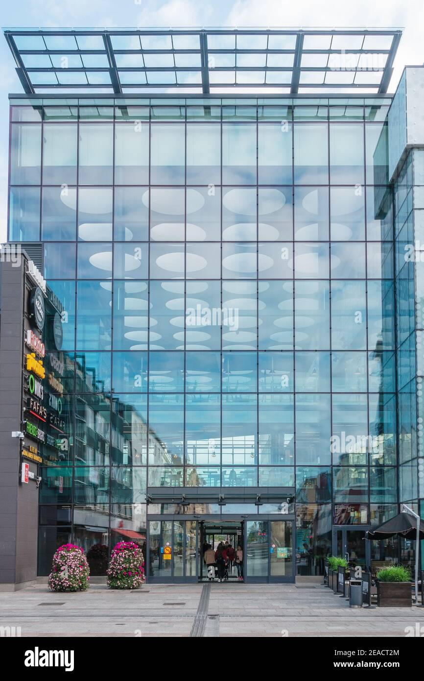 Valkea shopping mall from outside in Oulu Finland Stock Photo - Alamy