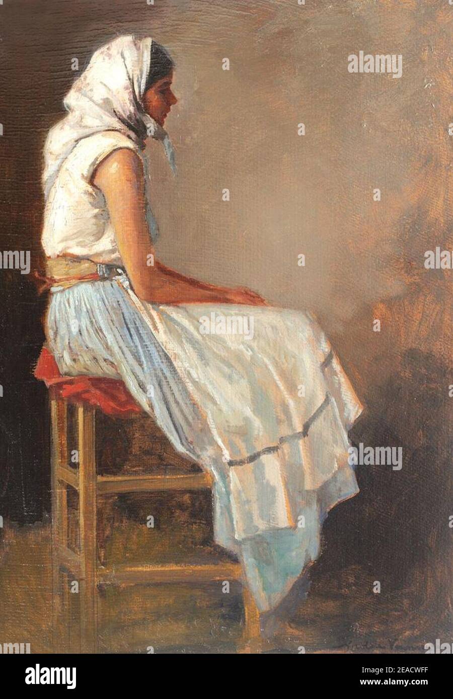 Nicolae Vermont - Tarancuta cu broboada alba Stock Photo - Alamy