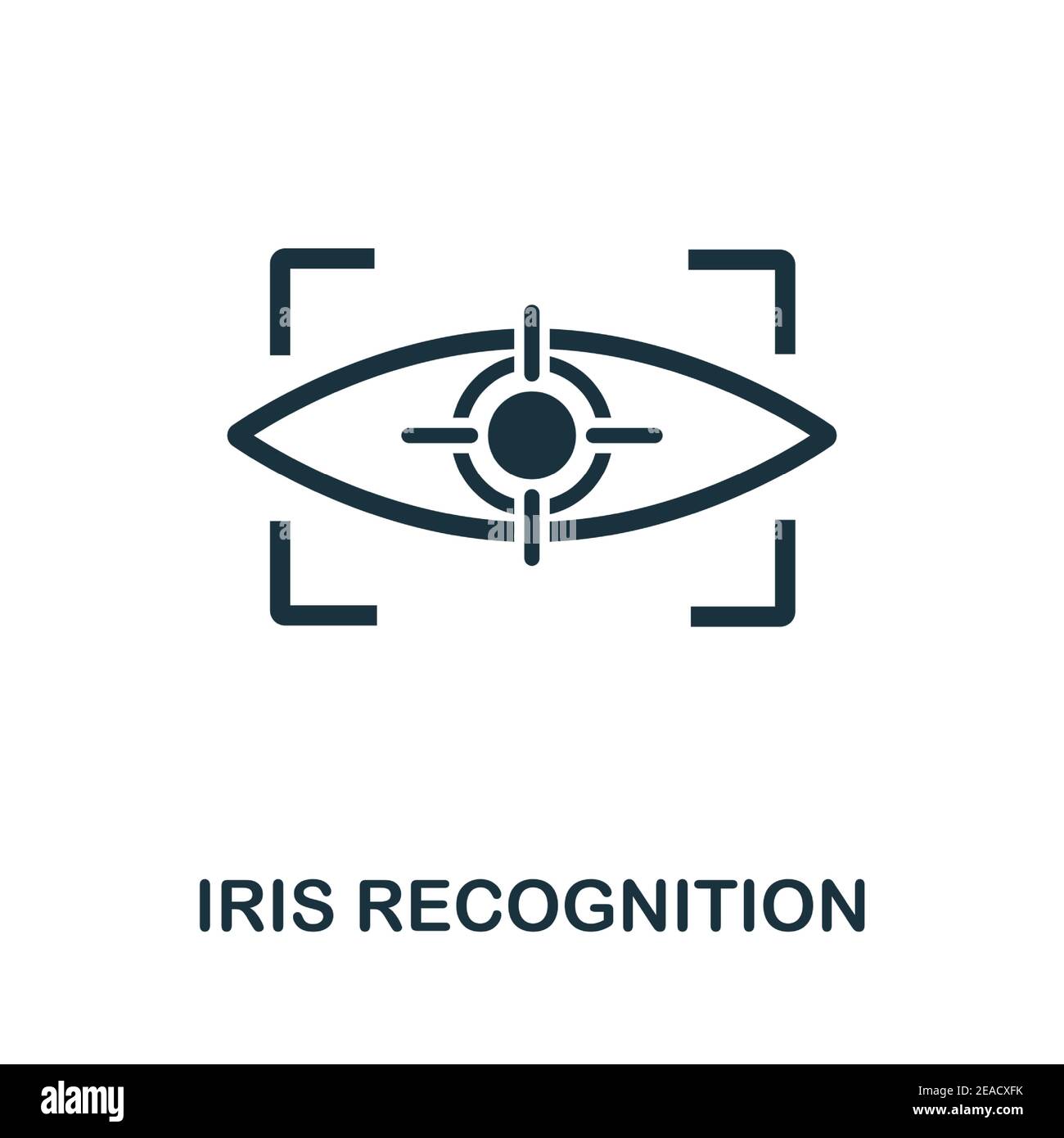 Iris Recognition Icon Simple Element From Technology Collection