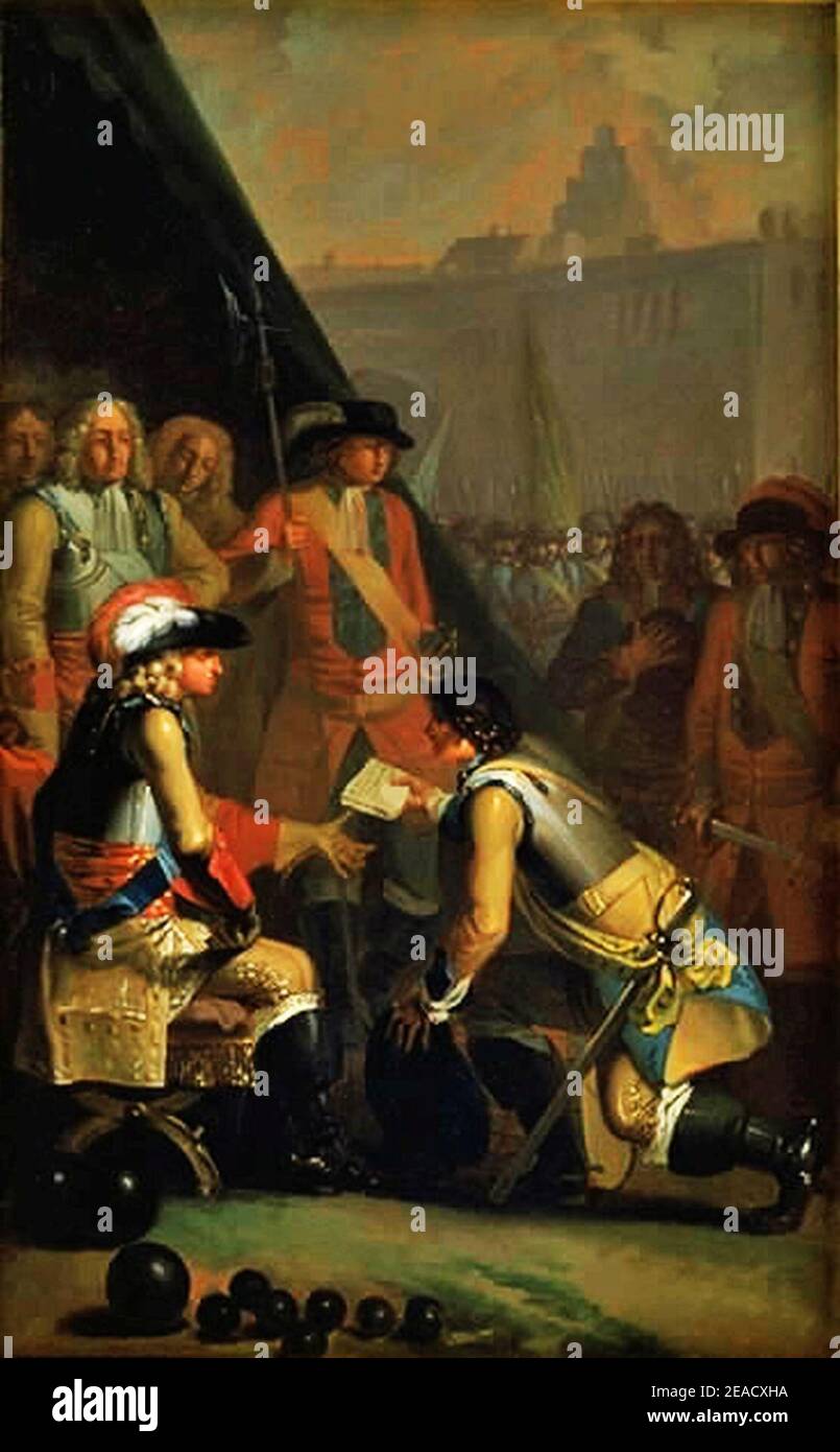 Nicolai Abildgaard - Magnus Stenbock Surrenders the Fortress of ...