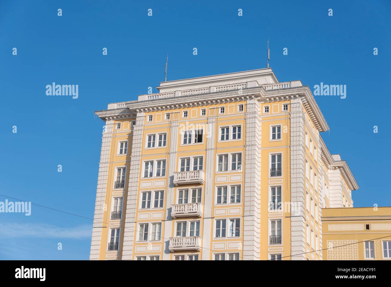 Bauhaus style design building buildings exterior view hi-res stock ...