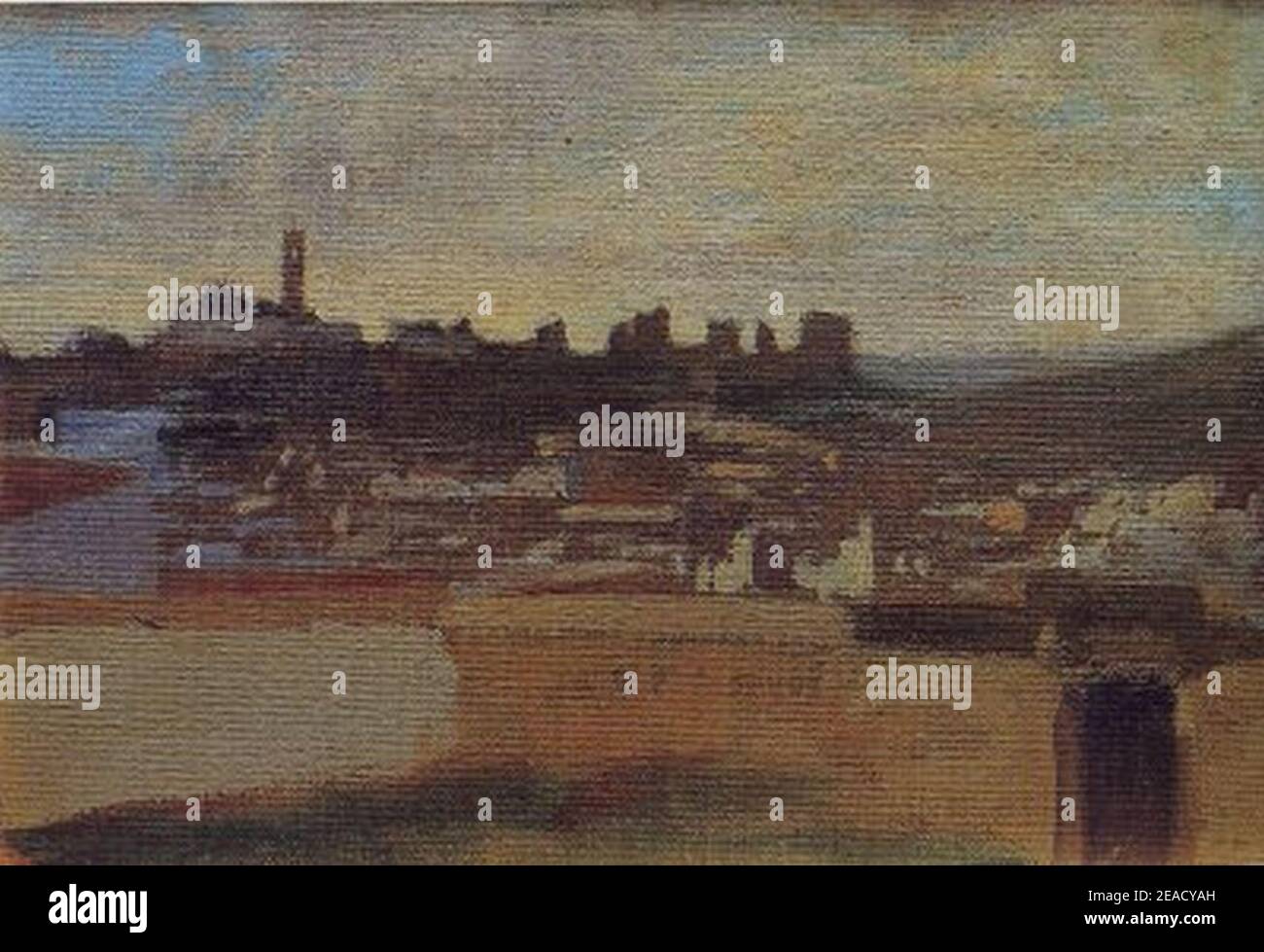 Nicolas Alperiz Vista de Alcala 1900-05 Stock Photo - Alamy