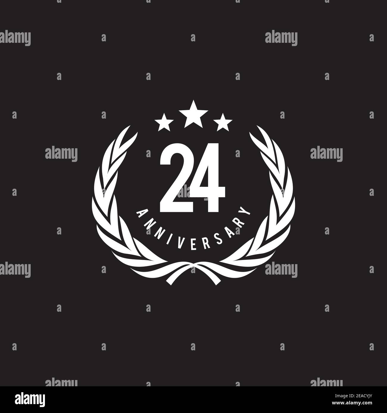 24th birthday Stock Vector Images - Alamy
