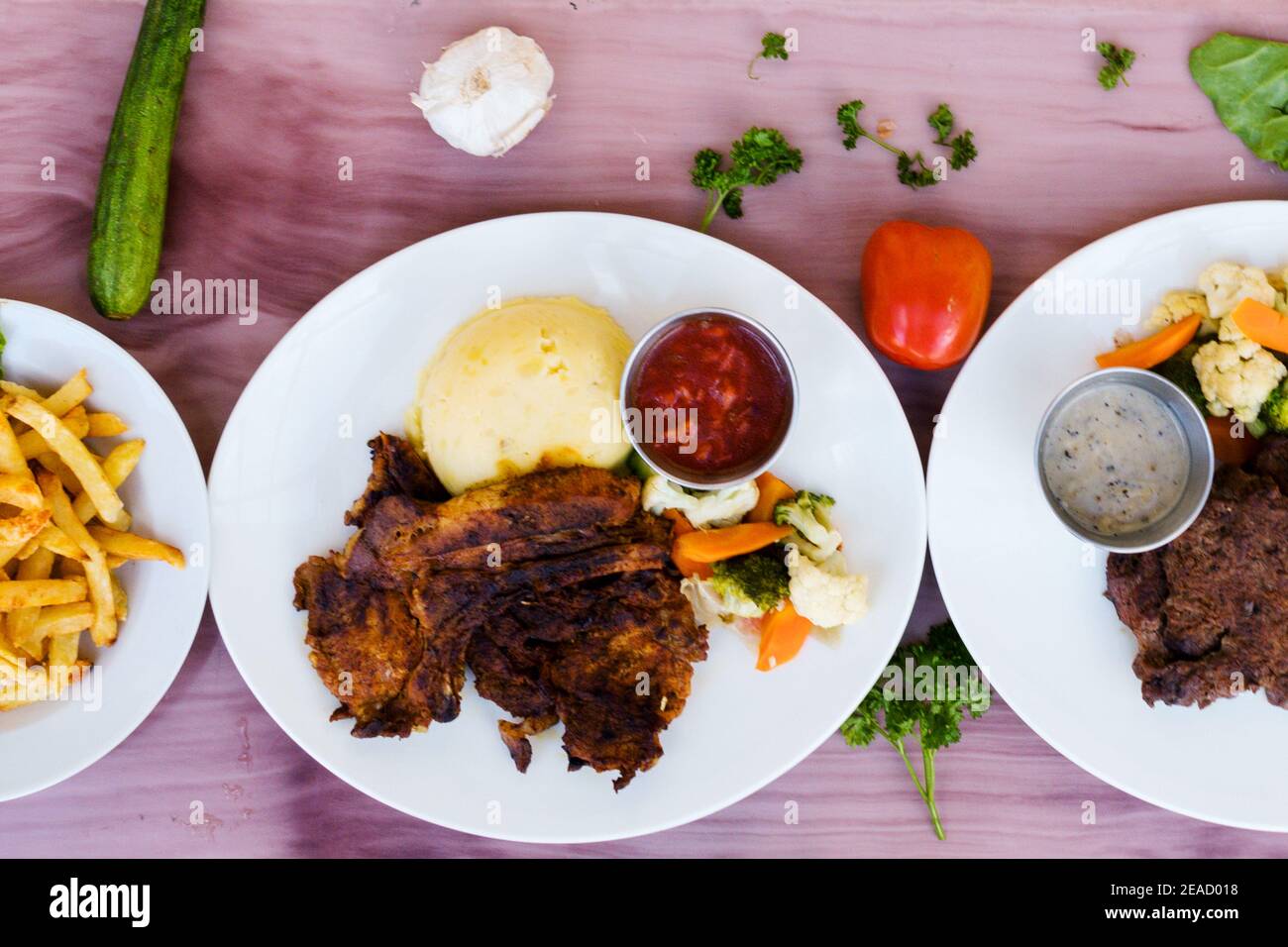 Variety of the food travel lifestyle images Stock Photo - Alamy
