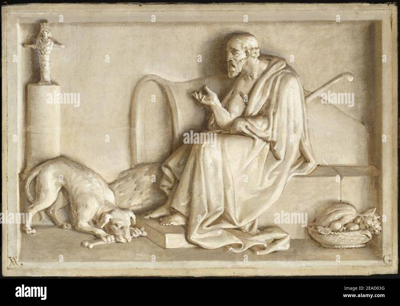 Nicolas Gosse et Auguste Vinchon - philosophe cynique Stock Photo - Alamy