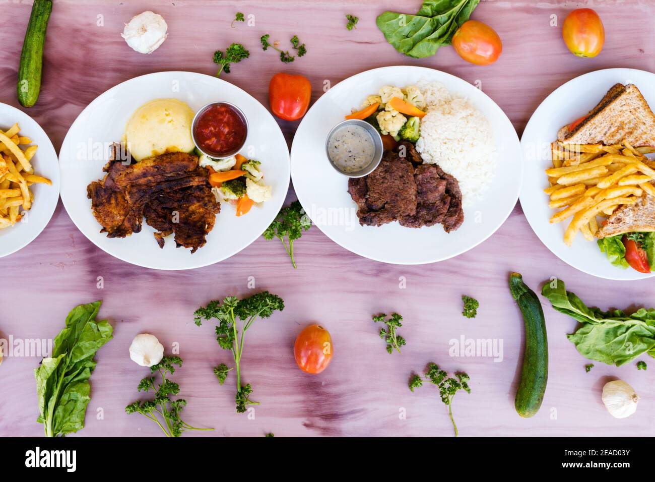 Variety of the food travel lifestyle images Stock Photo - Alamy