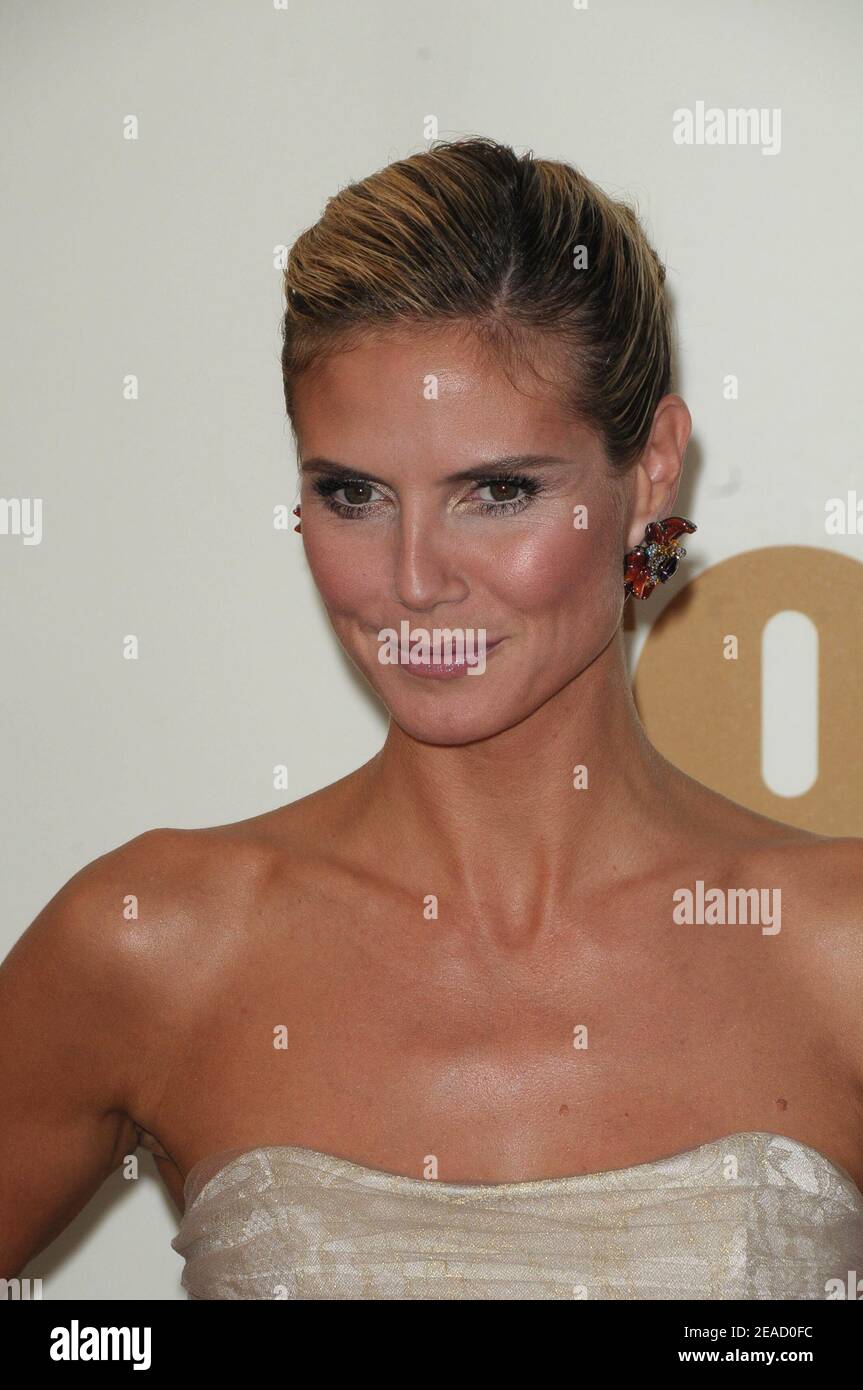 Heidi Klum at 2011 Primetime Emmy Awards at the Nokia Theatre L.A. Live ...