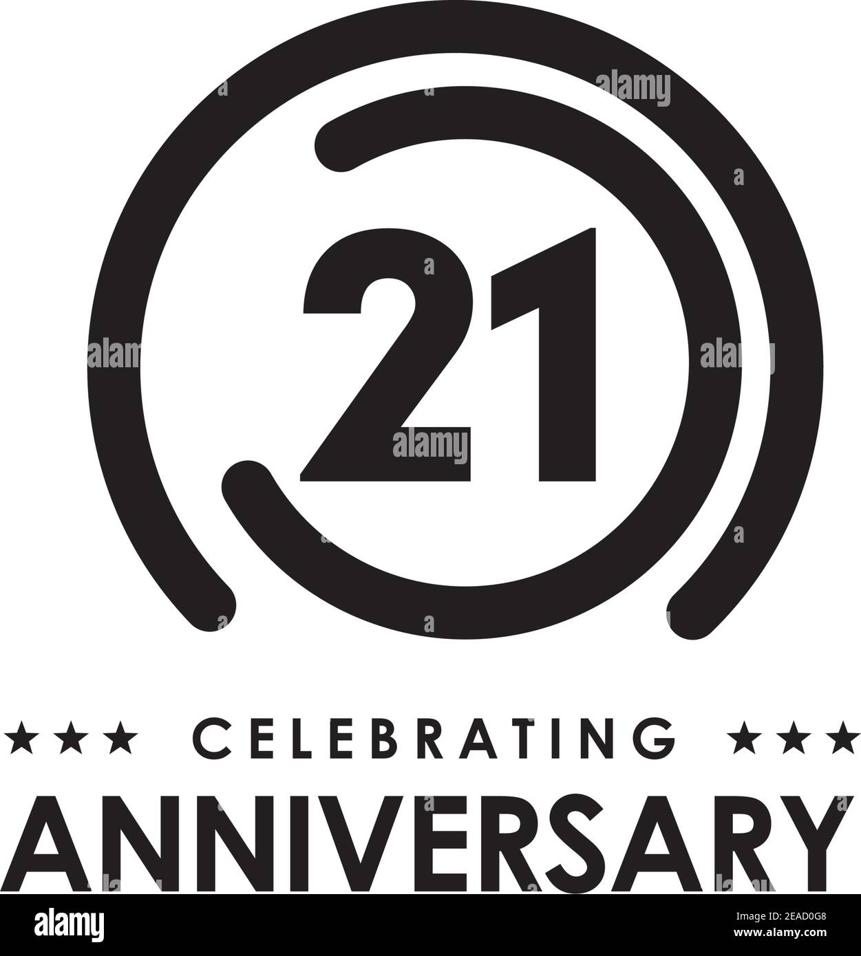 Happy 21st birthday Stock Vector Images - Alamy