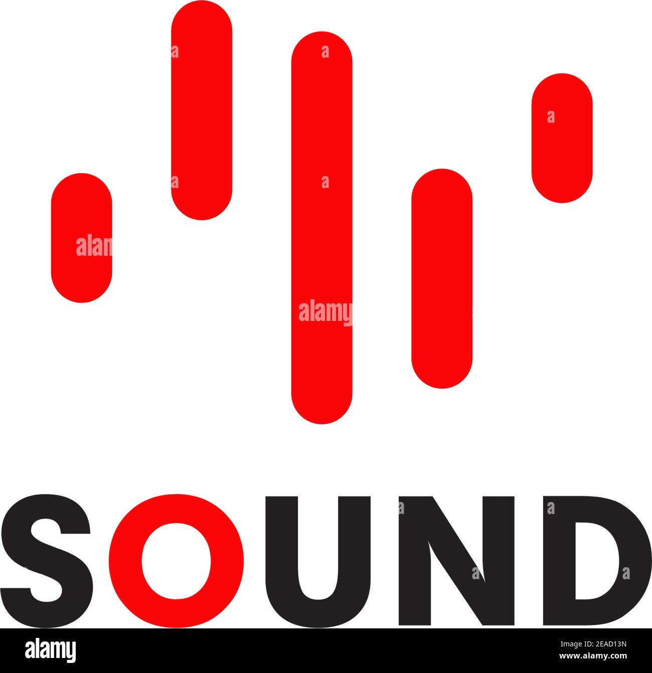 Music sound app logo design vector illustration template Stock Vector ...