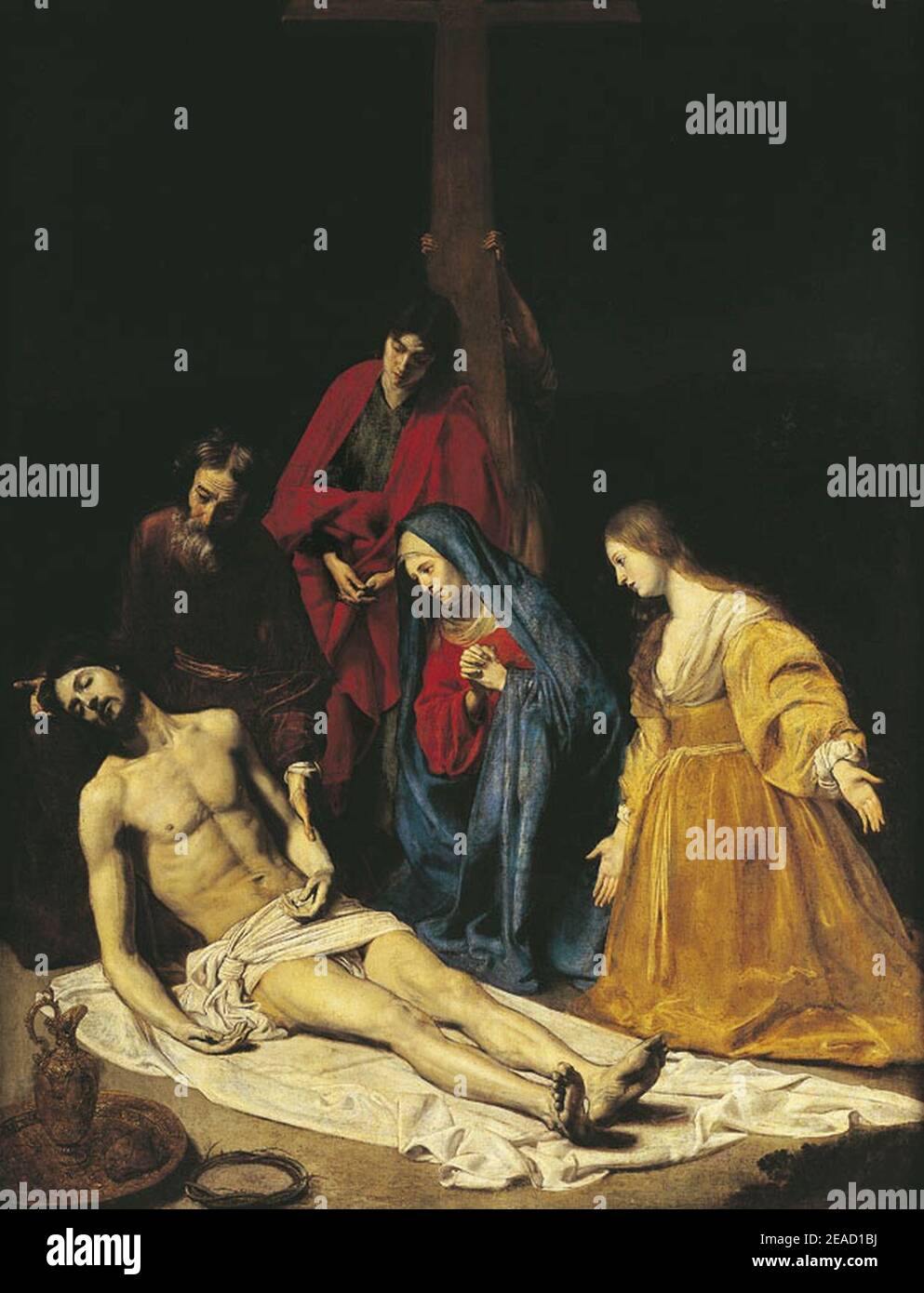 Nicolas Tournier - LE Christ descendu de la croix Stock Photo - Alamy