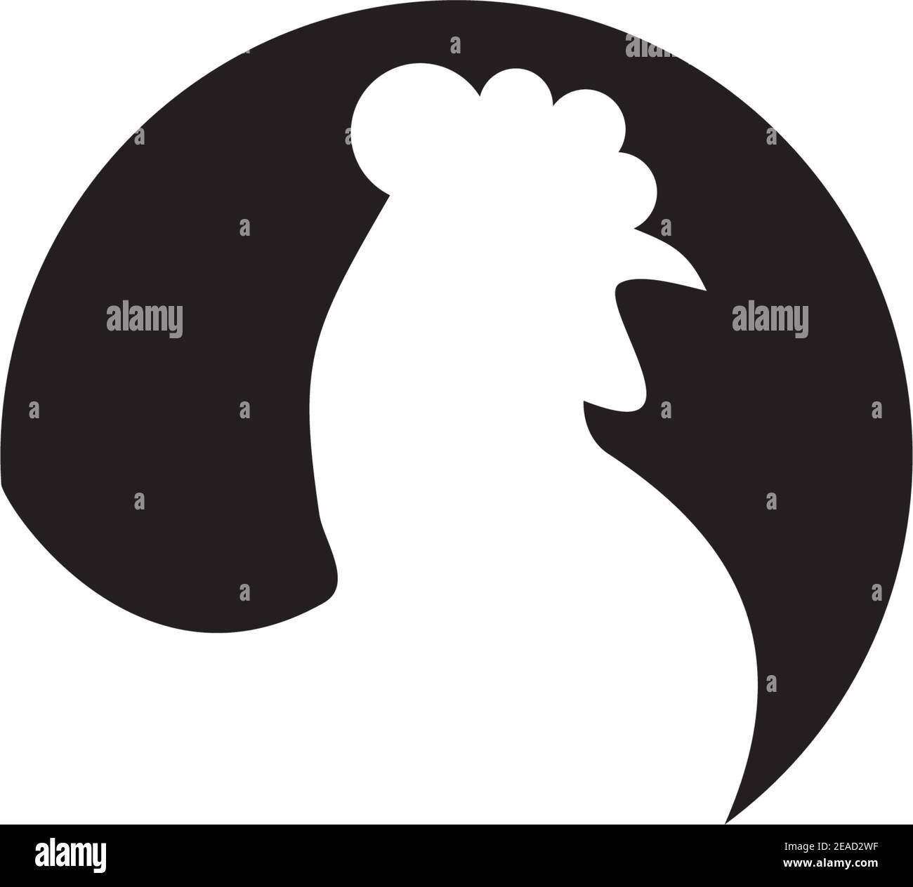 Chicken poultry logo design vector illustration template Stock Vector ...