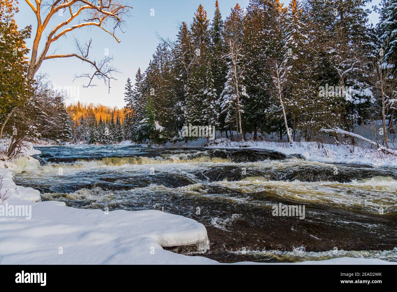 Furnace Falls Conservation Area Irondale Kinmount Ontario Canada Stock ...