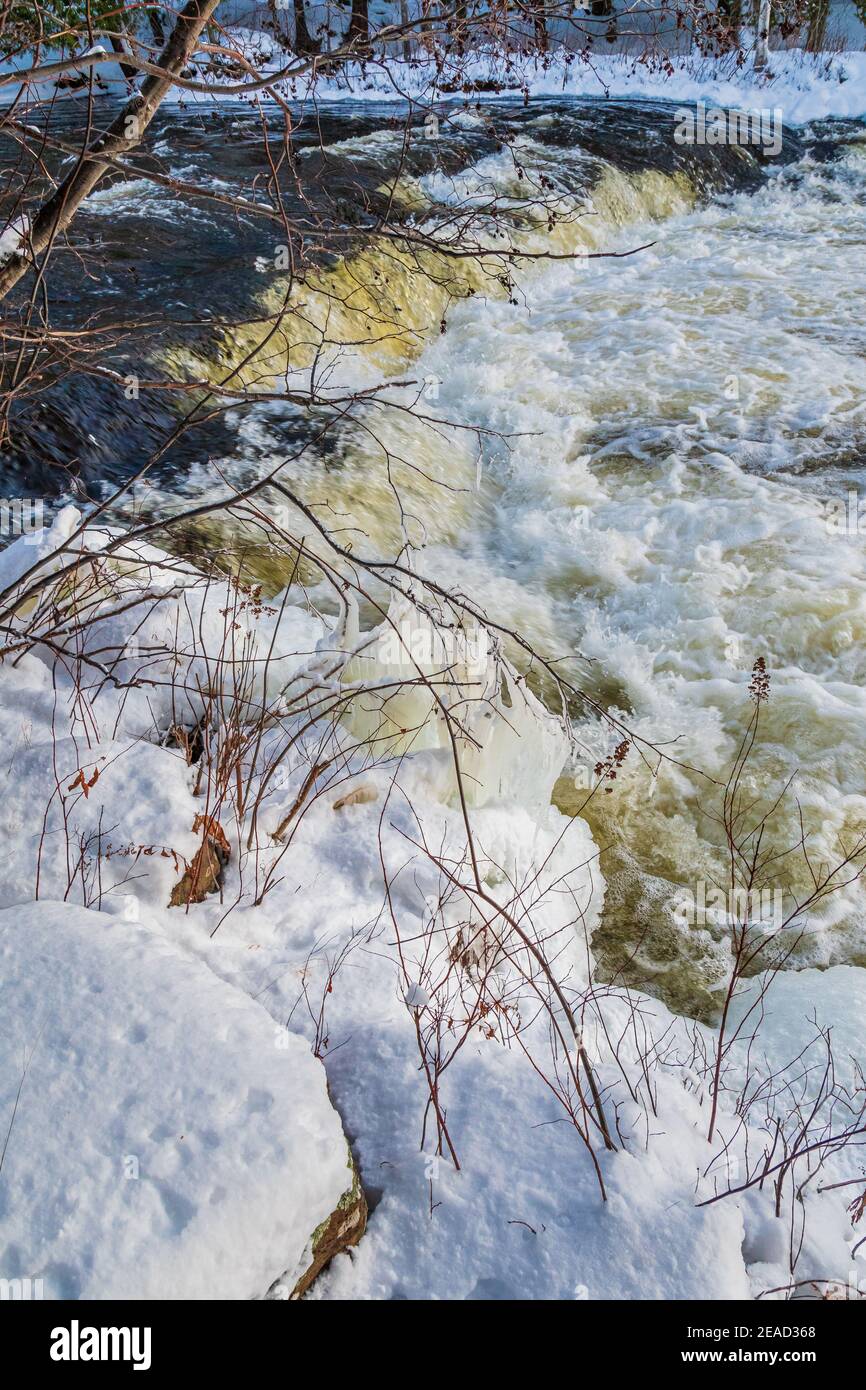 Furnace Falls Conservation Area Irondale Kinmount Ontario Canada Stock ...