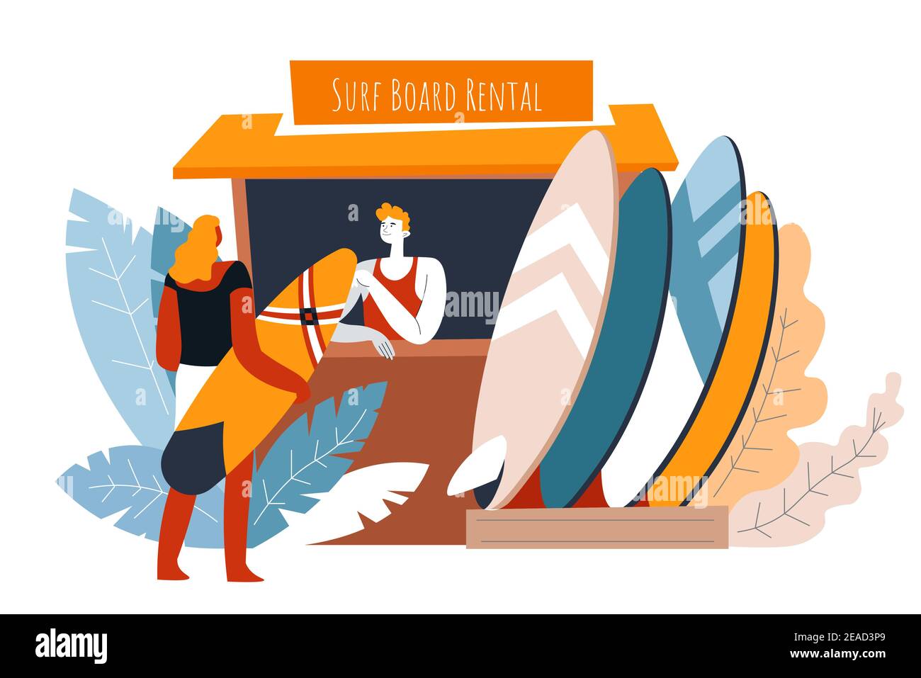 Vacation rental beach Cut Out Stock Images & Pictures - Alamy