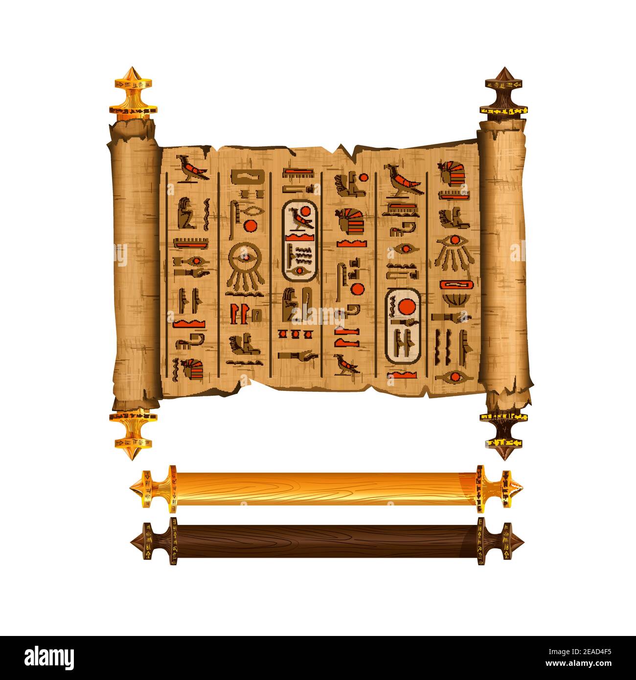 Ancient Egyptian Papyrus Scroll High Resolution Stock Photography and ...