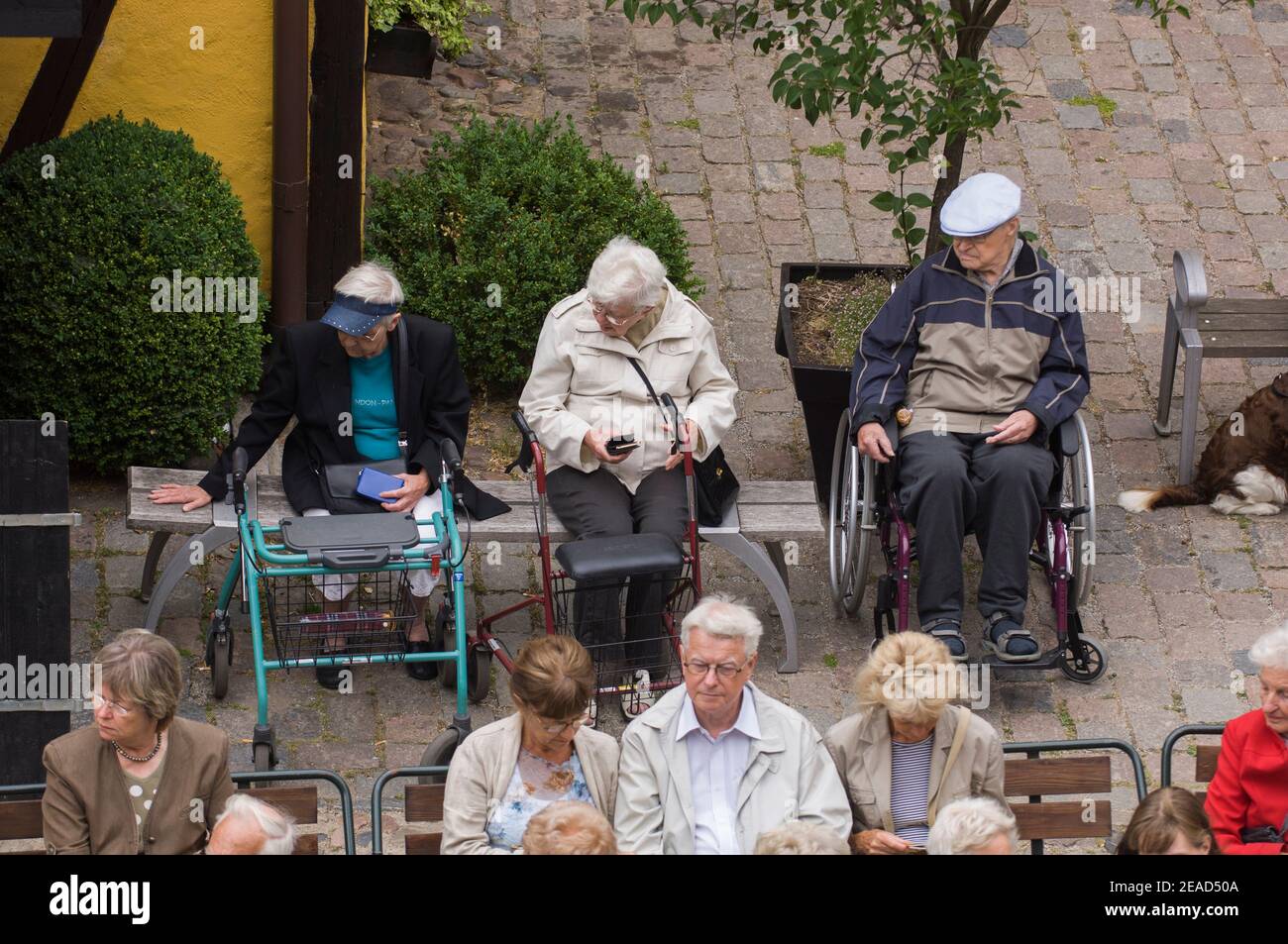Audience during an event Stock Photo - Alamy