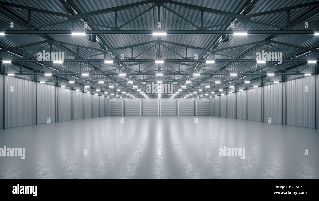 3D render of empty exhibition space. backdrop for exhibitions and ...