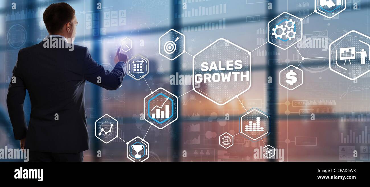 Business development to success and growing growth concept Stock Photo ...