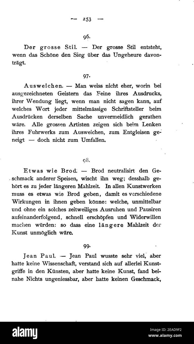 Nietzsche's Werke, III - 267 Stock Photo - Alamy