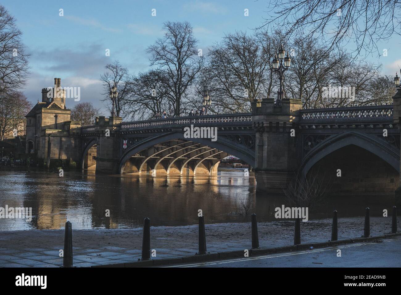 Skeldergate Bridge in York, North Yorkshire, England, UK Stock Photo ...