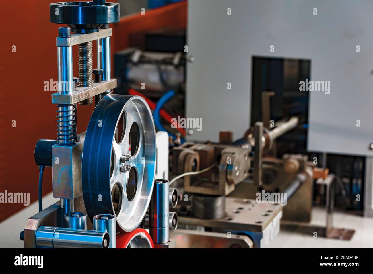 Process of cable production in a factory Stock Photo - Alamy