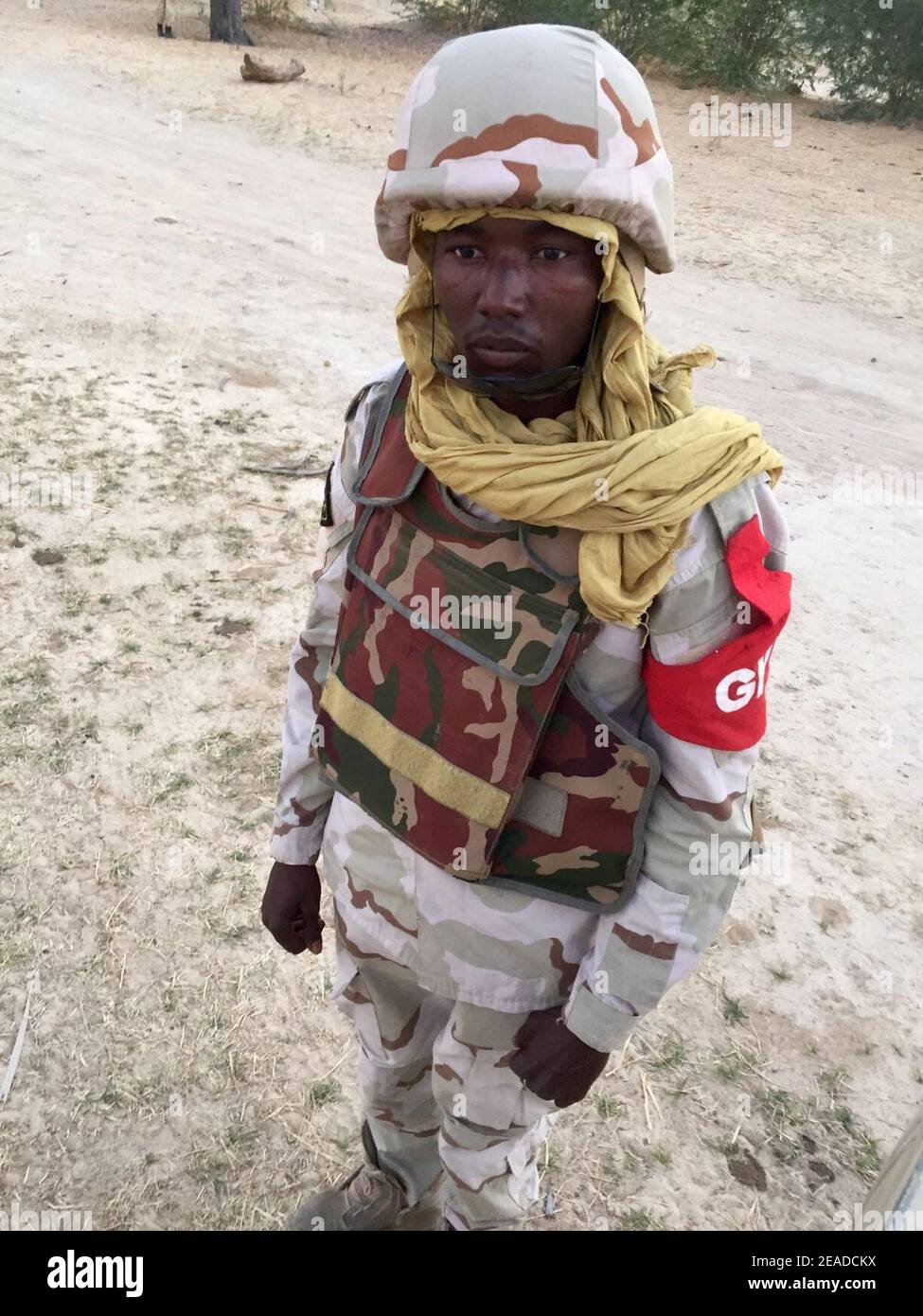 Nigerien soldier in Diffa 2016 Stock Photo - Alamy