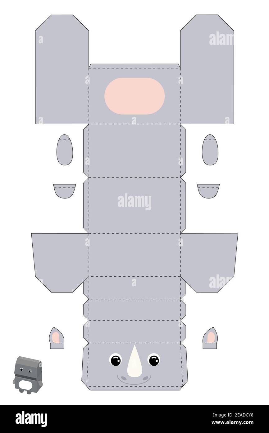 Rhino Birthday Stock Vector Images - Alamy