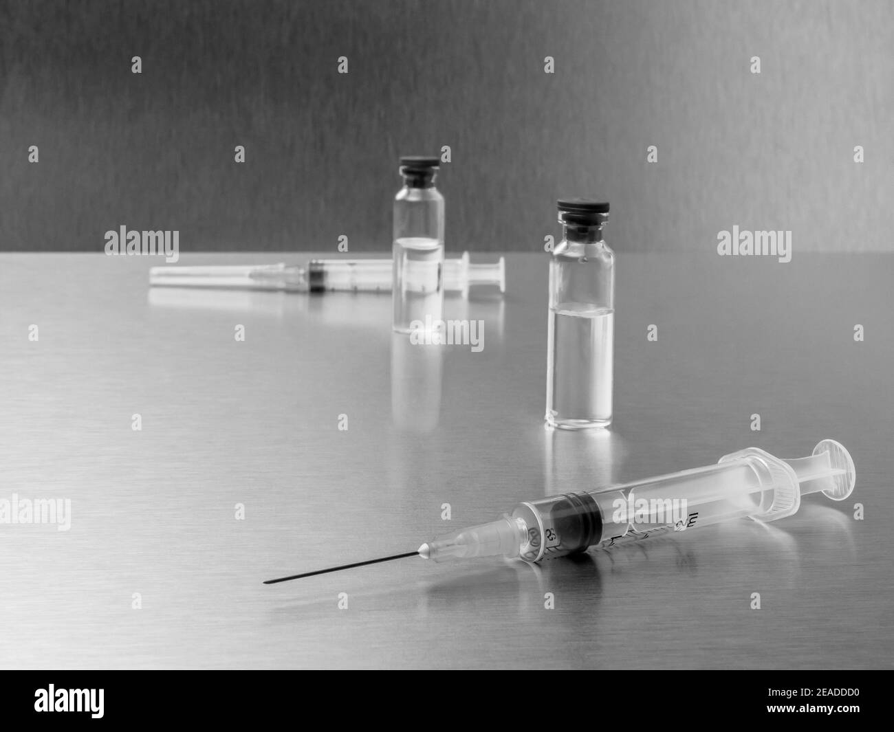 Focus vaccination Black and White Stock Photos & Images - Alamy