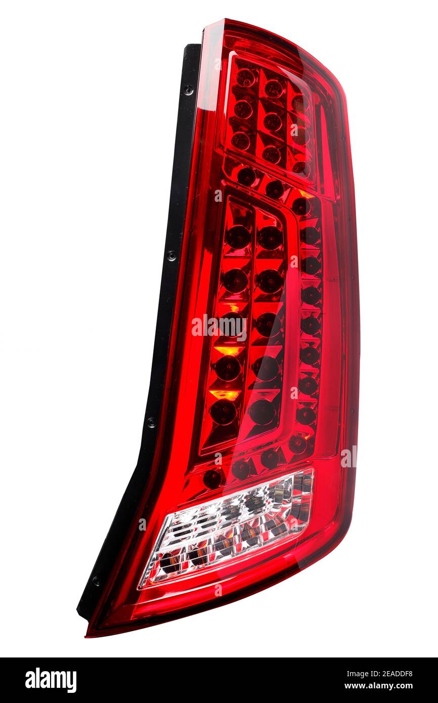 car rear headlight isolated on white background Stock Photo - Alamy