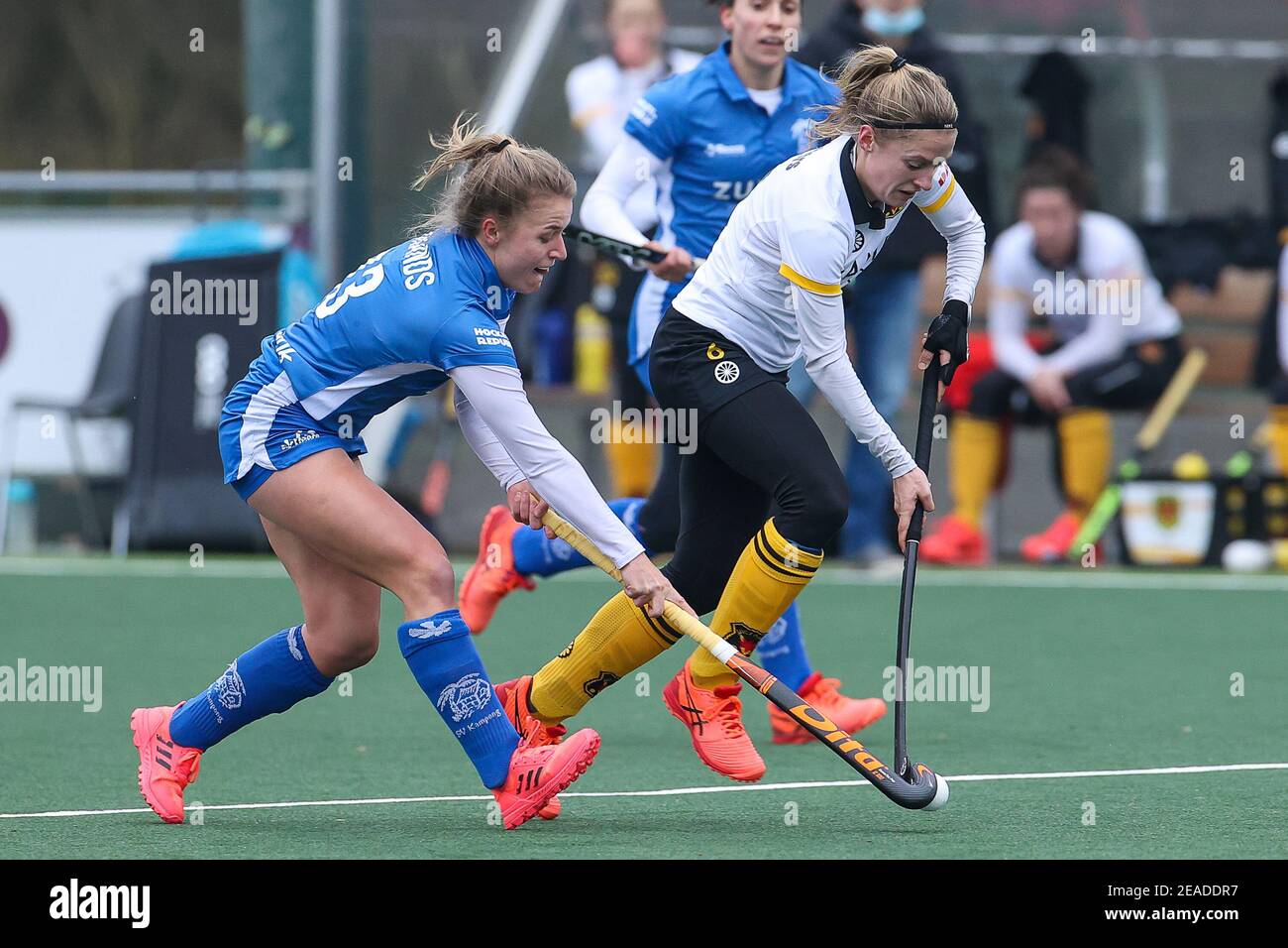 ROTTERDAM, NETHERLANDS - FEBRUARY 6: L-R Luna Fokke of Kampong, Veerle ...