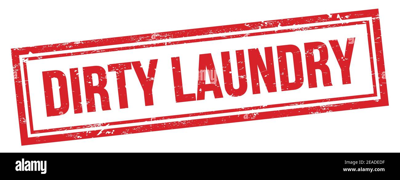 Dirty laundry stamp hi-res stock photography and images - Alamy