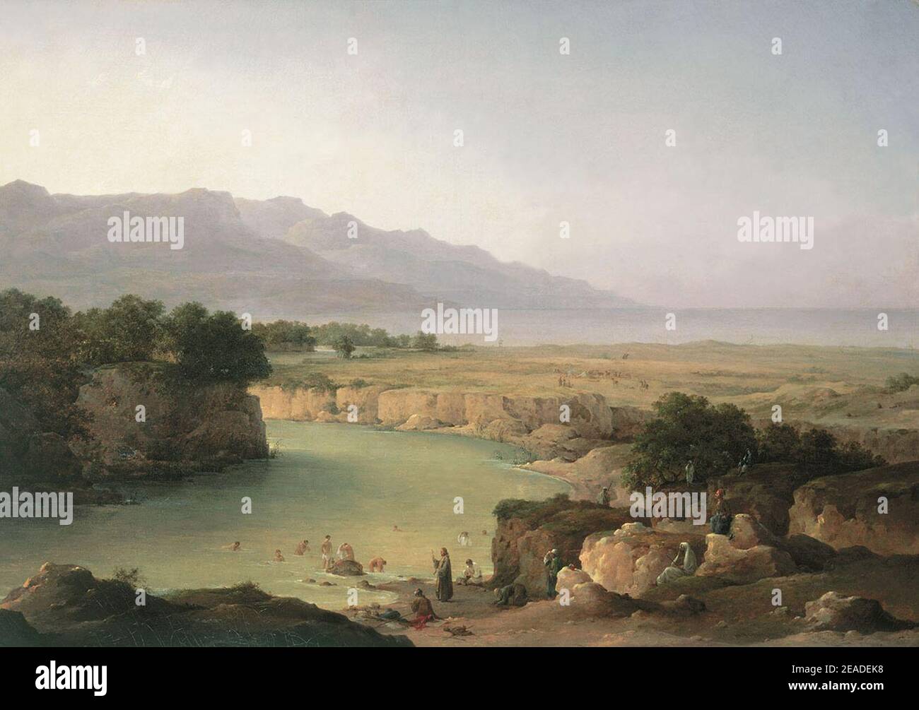 Nikanor Chernetsov Mouth of Jordan River Stock Photo - Alamy