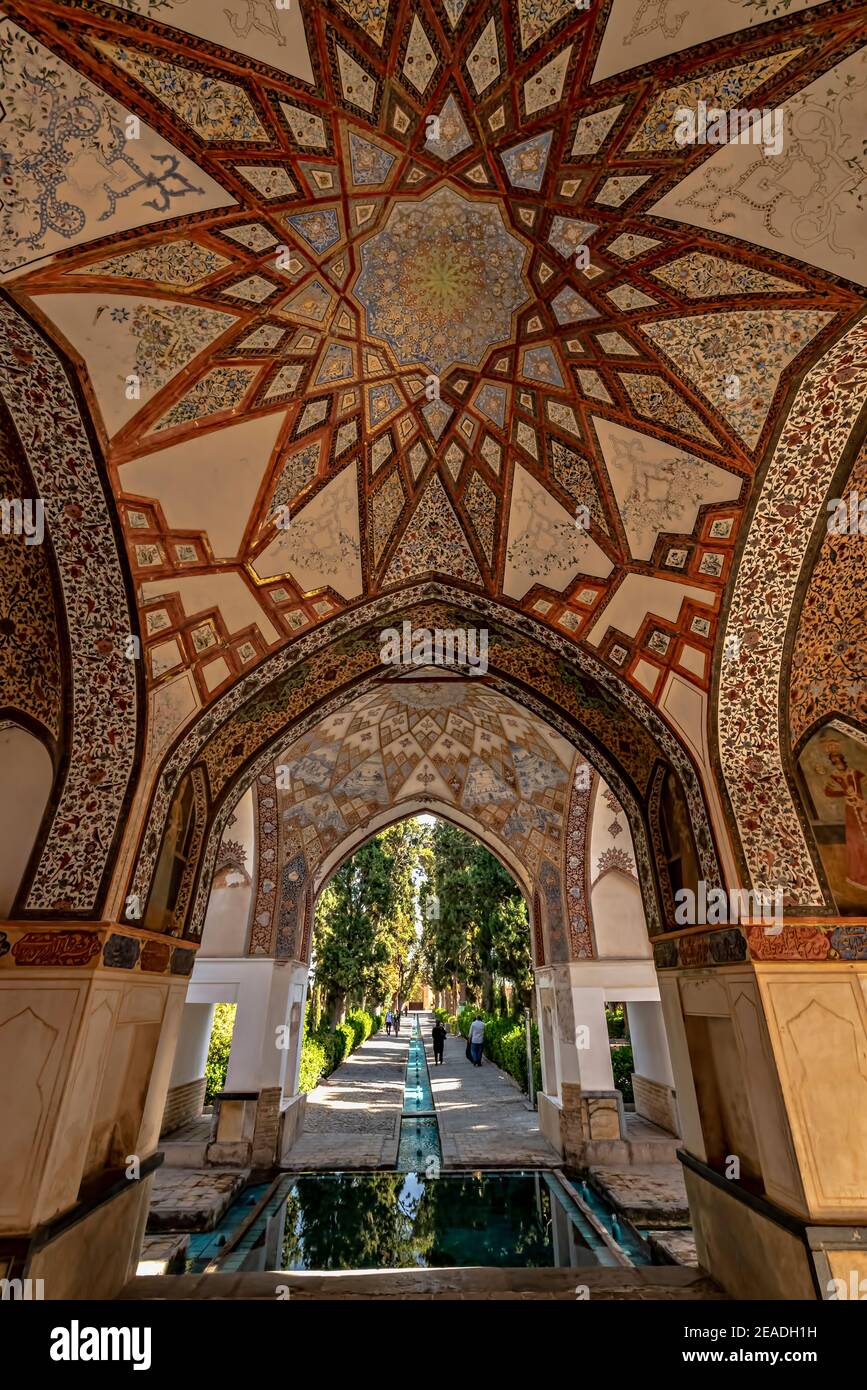 Fin Gardens, Kashan, Iran. UNESCO World Heritage Site Stock Photo - Alamy
