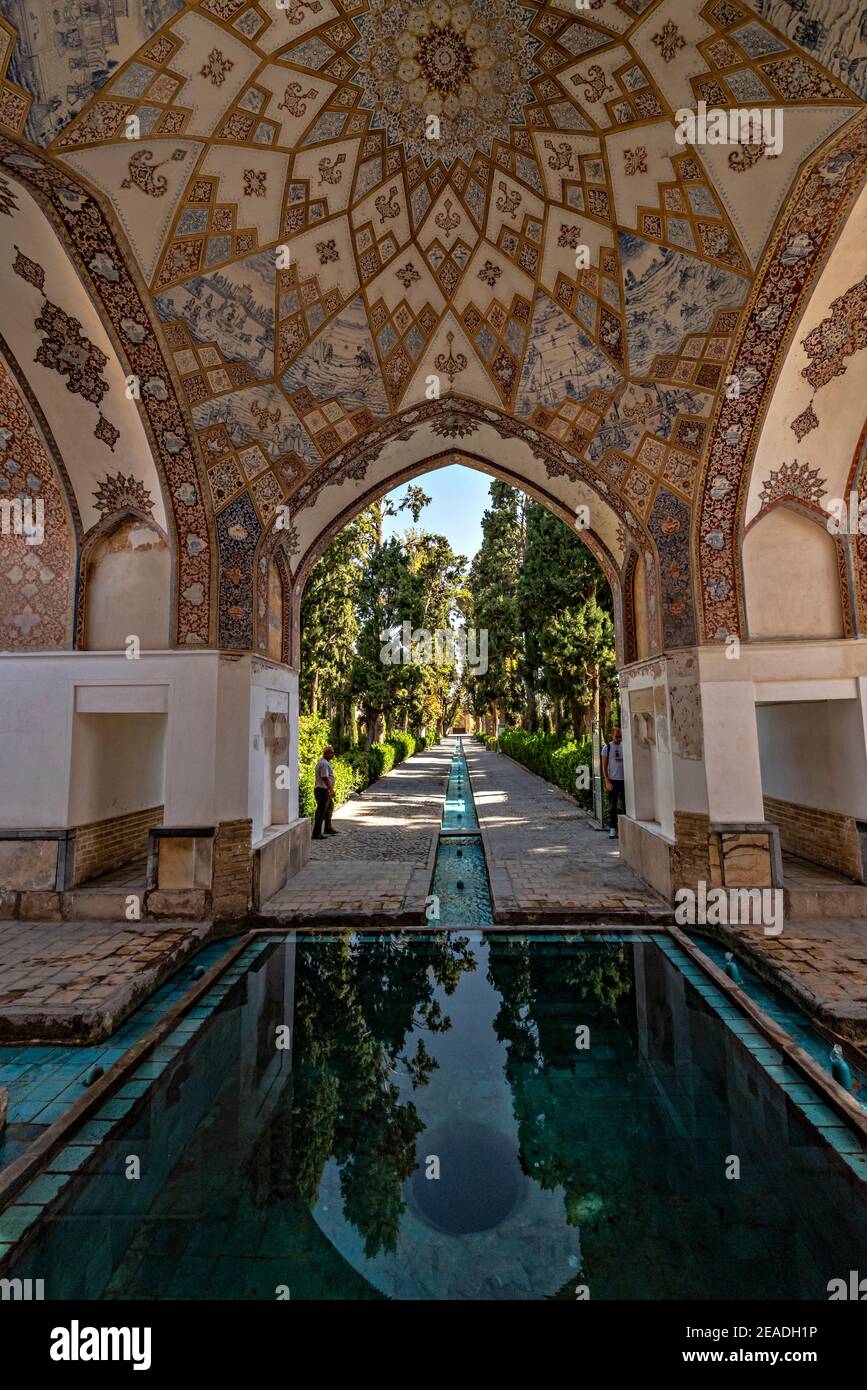 Fin Gardens, Kashan, Iran. UNESCO World Heritage Site Stock Photo - Alamy
