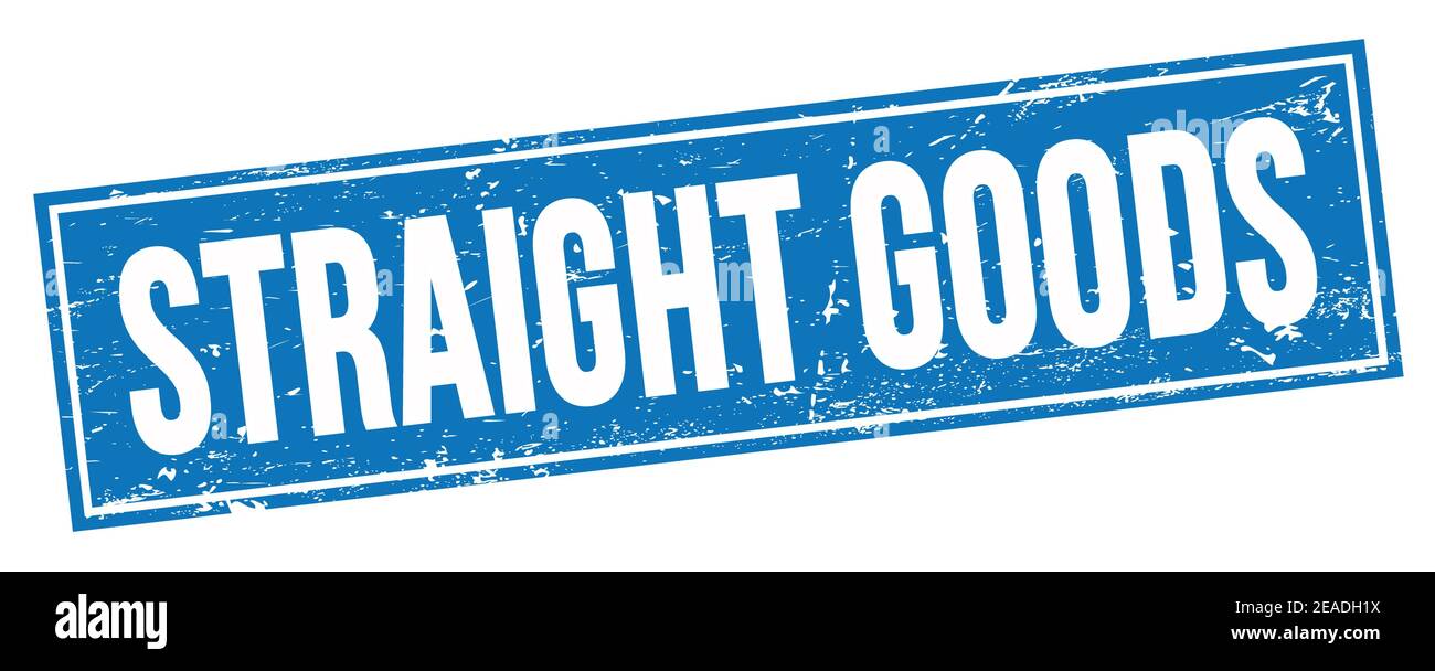 Straight goods word hi-res stock photography and images - Alamy