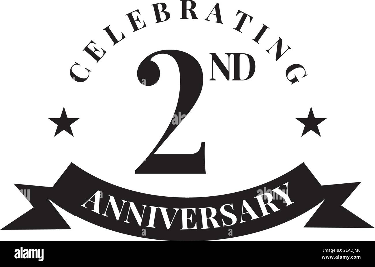 Here celebrating the second Stock Vector Images - Alamy