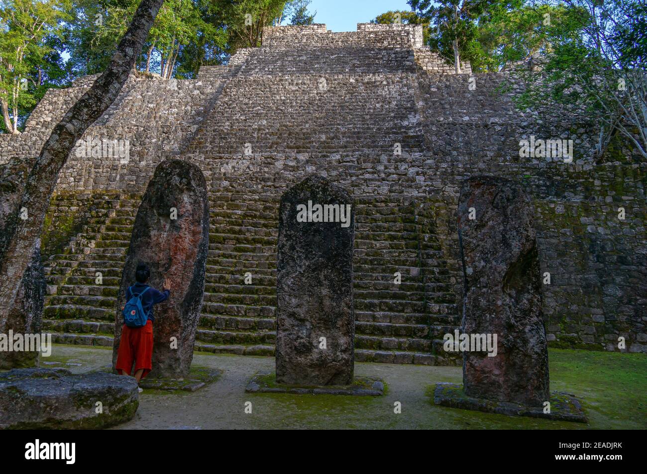 Maya Ruins of Calakmul in Mexico Stock Photo - Alamy