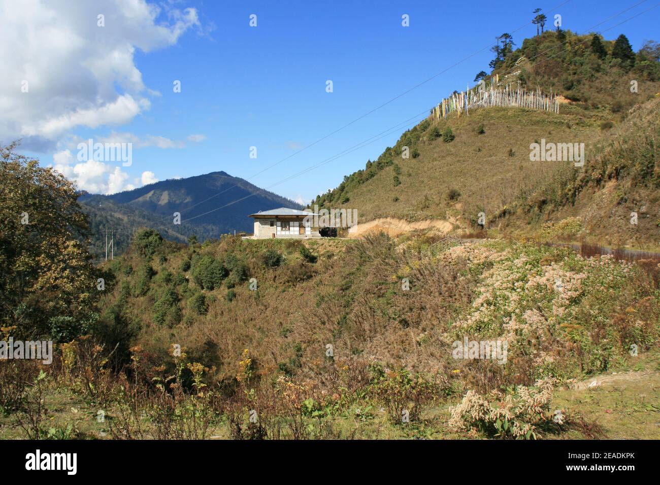 landscape in bhutan Stock Photo - Alamy