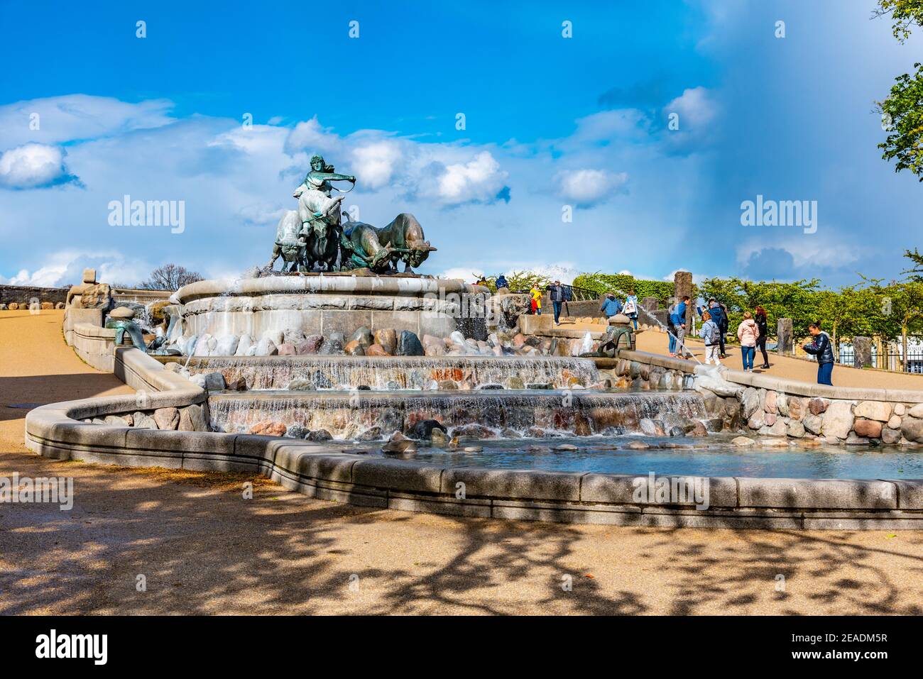 Gefion fountain in Copenhagen, Denmark Stock Photo - Alamy
