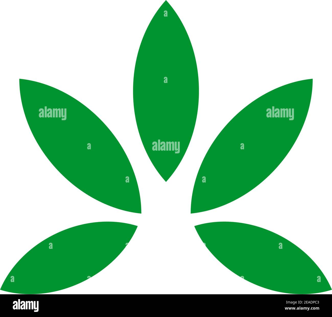 Cannabis plant medical sign alternative Stock Vector Images - Alamy