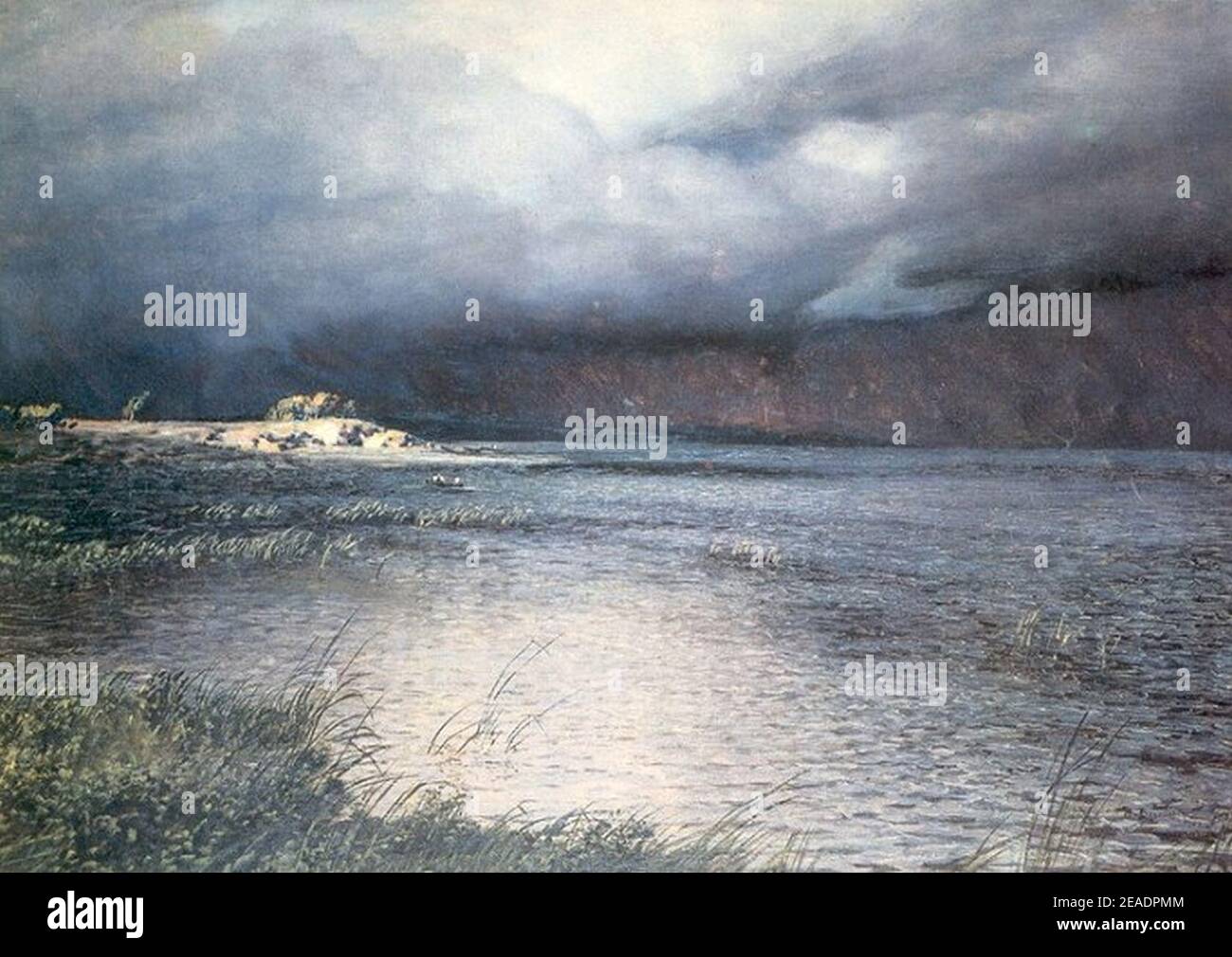 Nikolay Dubovskoy Nadvigaetsya tucha 1912 Stock Photo - Alamy