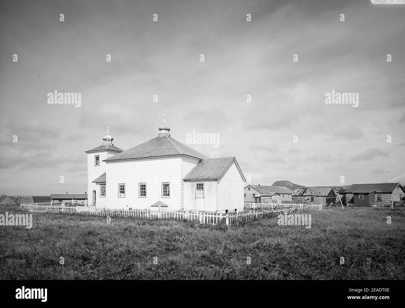 Nikolski Orthodox Church Alaska HABS1 Stock Photo - Alamy