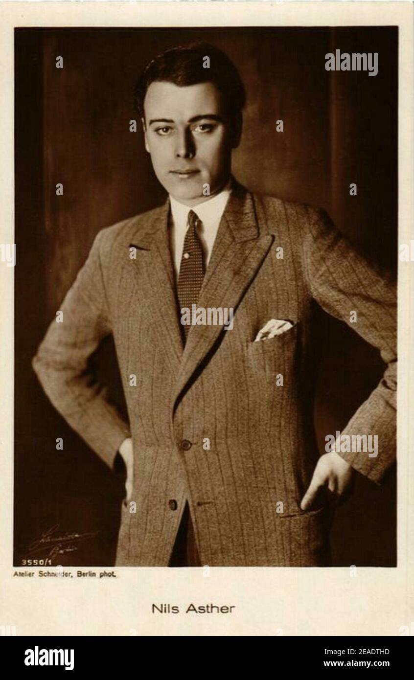 Nils Asther Berlin Stock Photo - Alamy